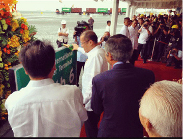 Berth 6 in Manila terminal inaugurated; Berth 7 in the works